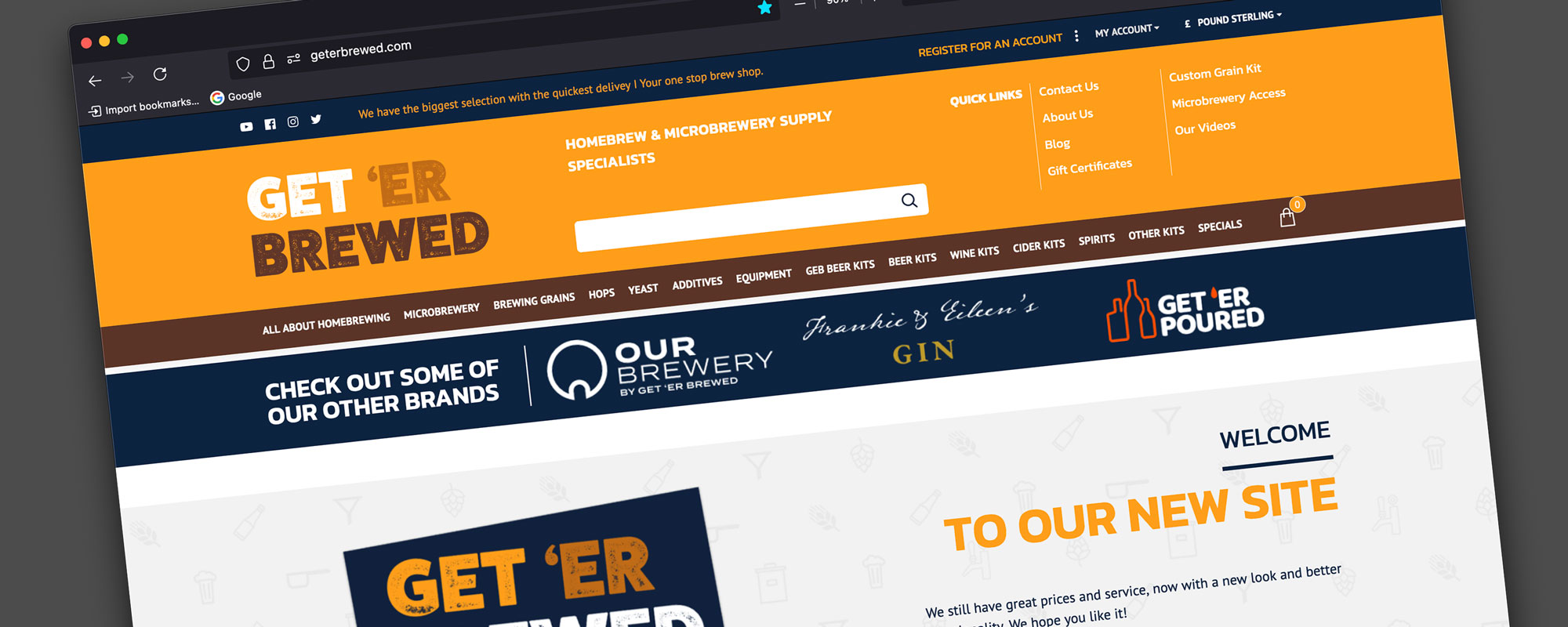 Geterbrewed New Website - Get Er Brewed Blog