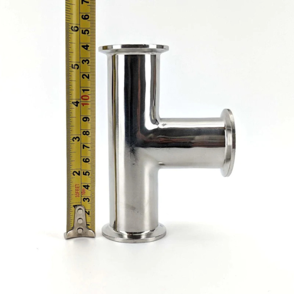 1.5" Tri Clamp Tee - Get Er Brewed - Homebrew & Microbrewery Supplies