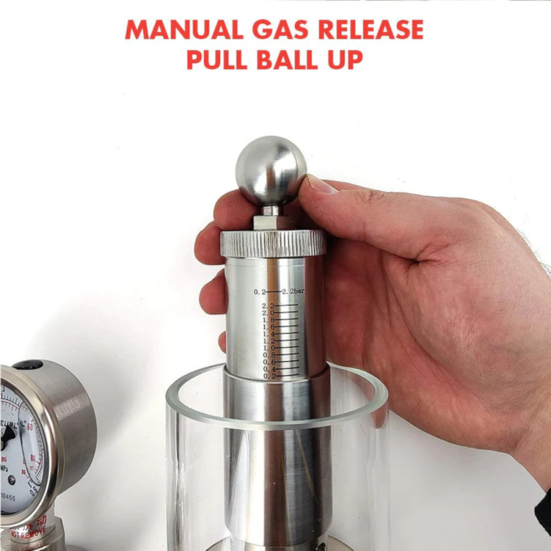1.5" Tri Clamp Spunding Valve with Pressure Gauge - Get Er Brewed ...