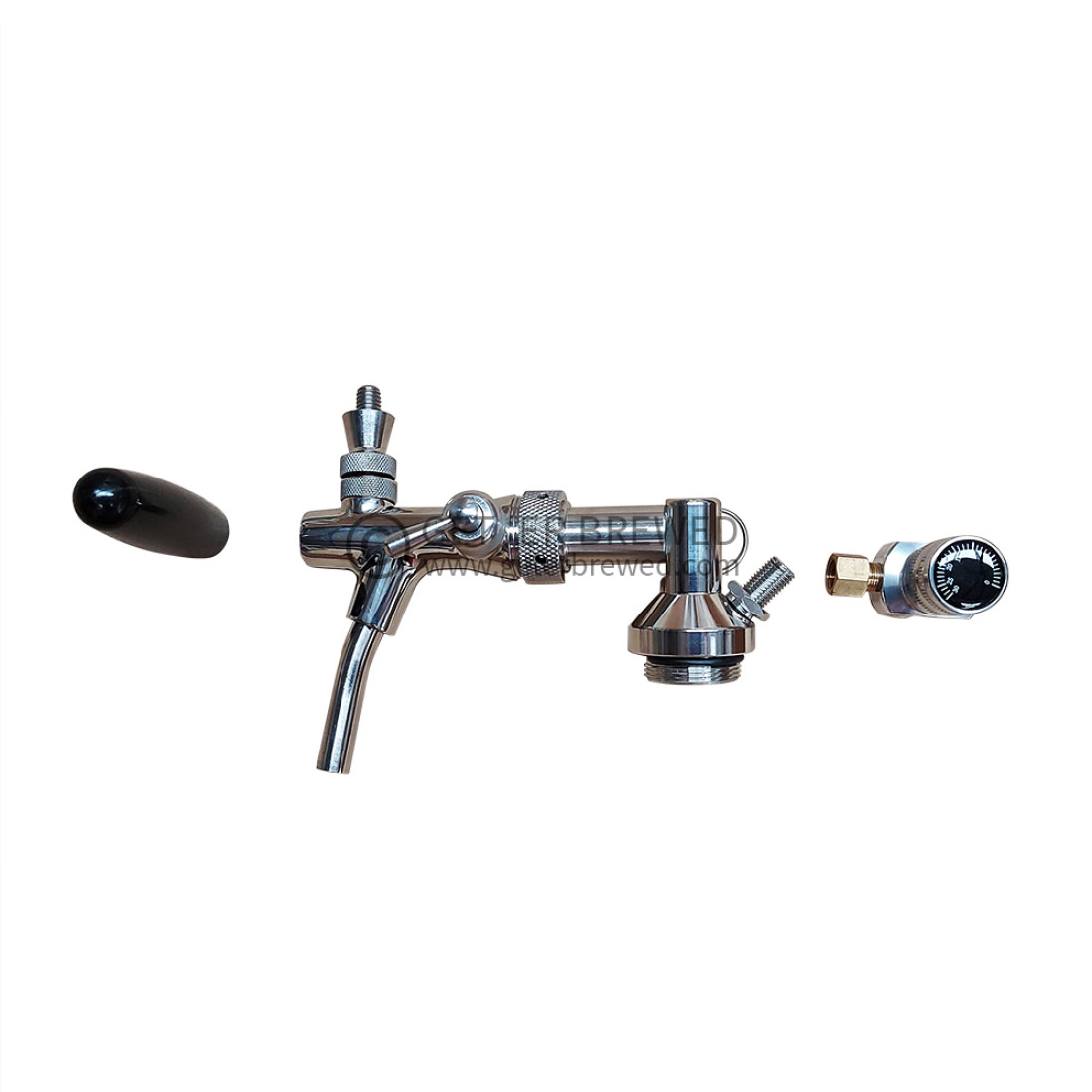 Beer Tap Dispenser Kit 0-30psi for SS Mini Kegs - Get Er Brewed ...