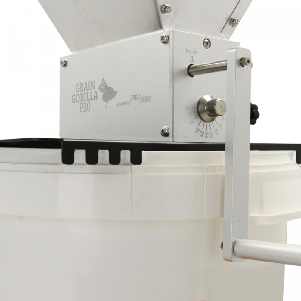 Brewferm Grain Gorilla Pro Malt Mill - With 3 Stainless Steel Rollers ...