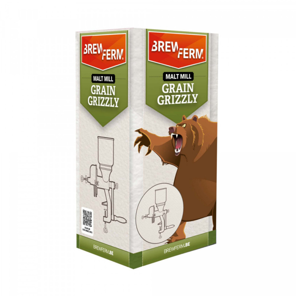 Brewferm Grain Grizzly Cast Iron Malt Mill - Get Er Brewed - Homebrew ...