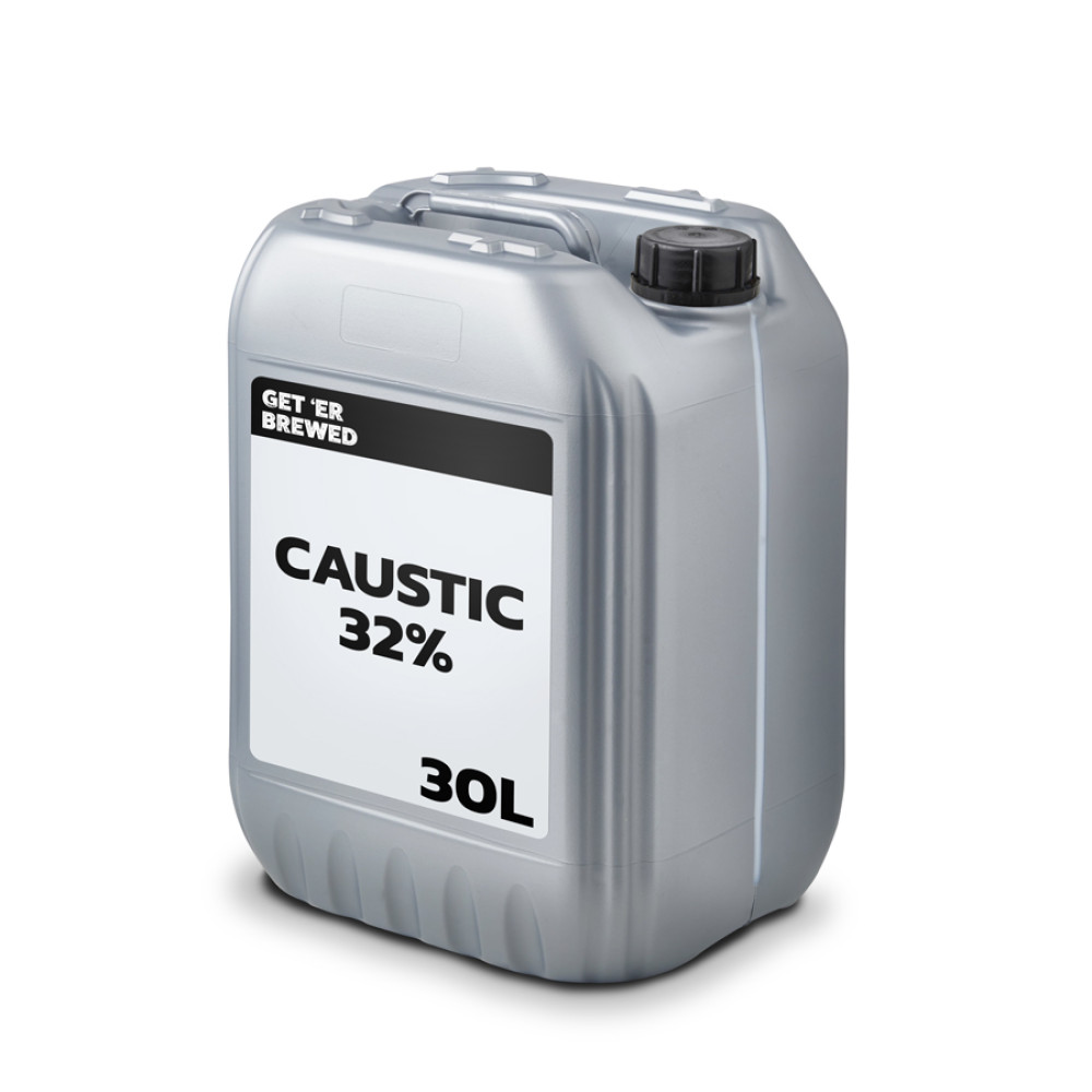 Caustic 32% - 30kg - Get Er Brewed - Homebrew & Microbrewery Supplies