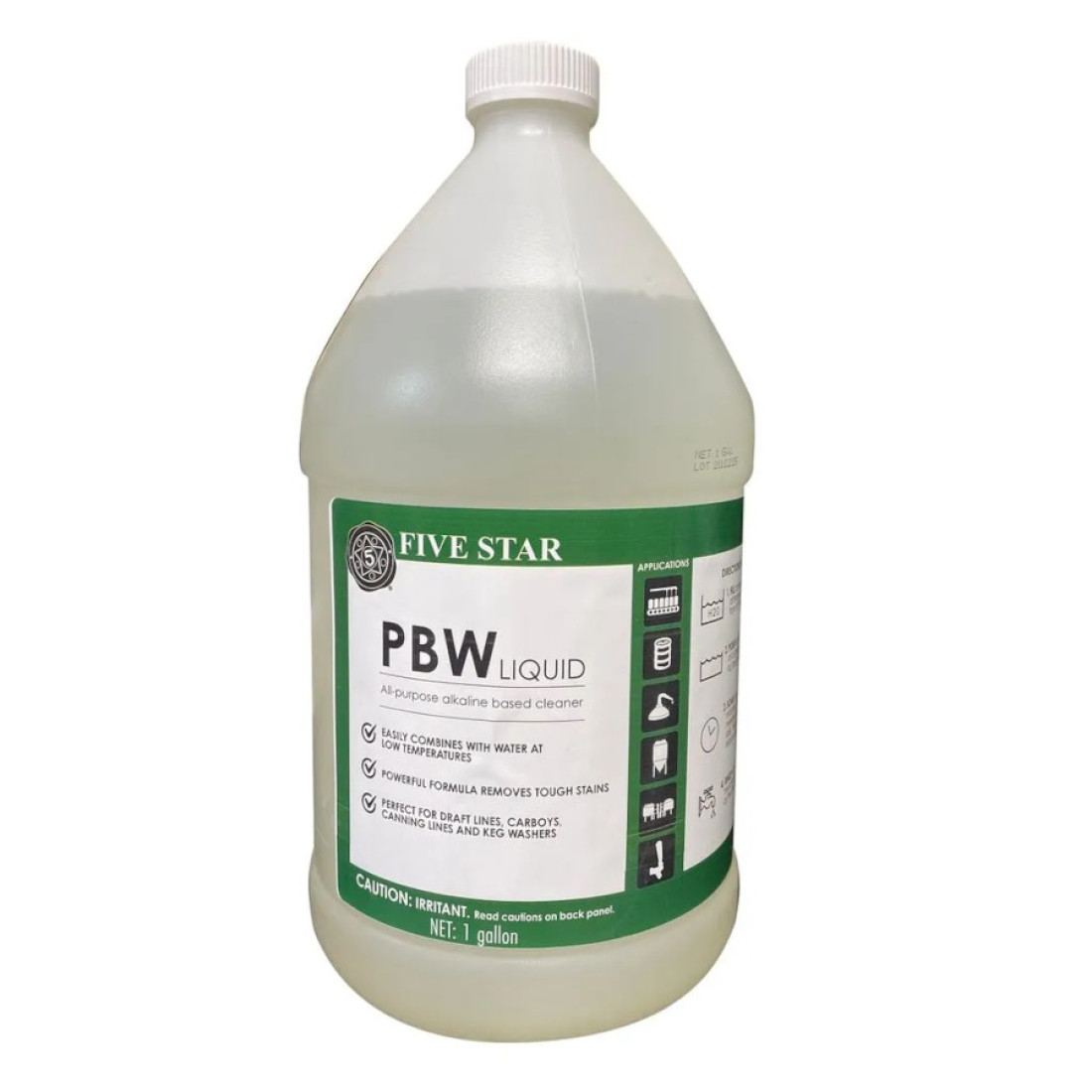 Five Star PBW Liquid 1gal / 3.8litres - Get Er Brewed - Homebrew ...