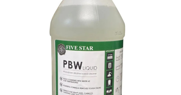 Five Star PBW Liquid 1gal / 3.8litres - Get Er Brewed - Homebrew ...