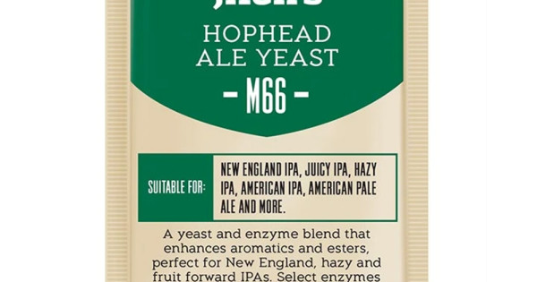 Mangrove Jacks M66 Hophead Ale Yeast - Get Er Brewed - Homebrew ...