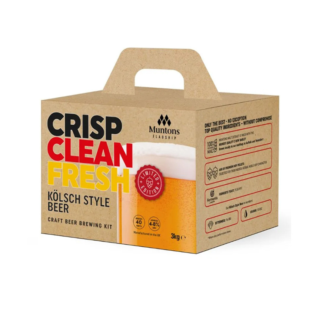 Muntons Flagship Kolsch Beer Kit - Get Er Brewed - Homebrew ...