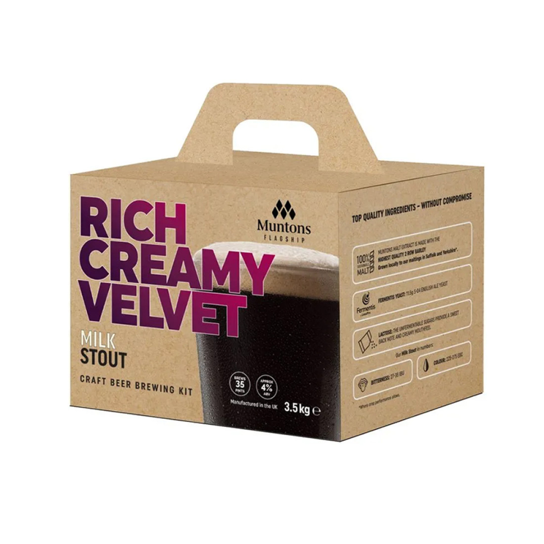 Muntons Flagship Milk Stout Beer Kit - Get Er Brewed - Homebrew ...