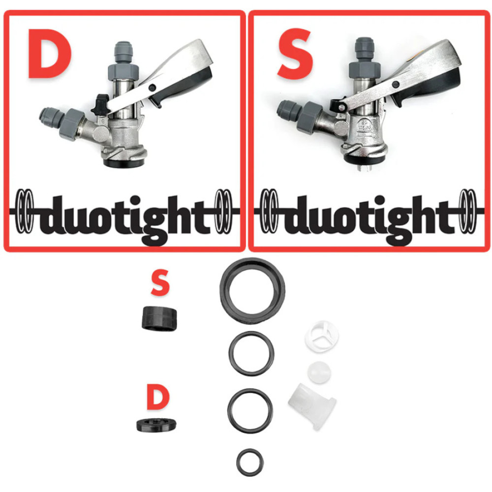 Seal Kit for D-type & S-type keg coupler - Get Er Brewed - Homebrew ...