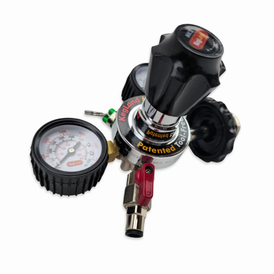 Type 30 - MK5 CO2 Regulator - Tool-Free - Dual Gauge (4.5bar PRV ...